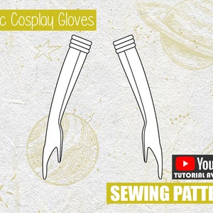 Basic Cosplay Gloves Sewing Pattern/downloadable PDF File and - Etsy