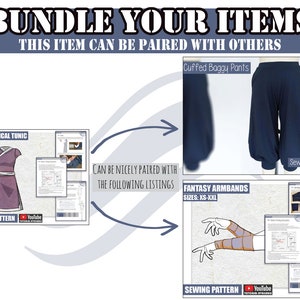 Asymmetrical Tunic Cosplay Sewing Pattern/downloadable PDF File - Etsy