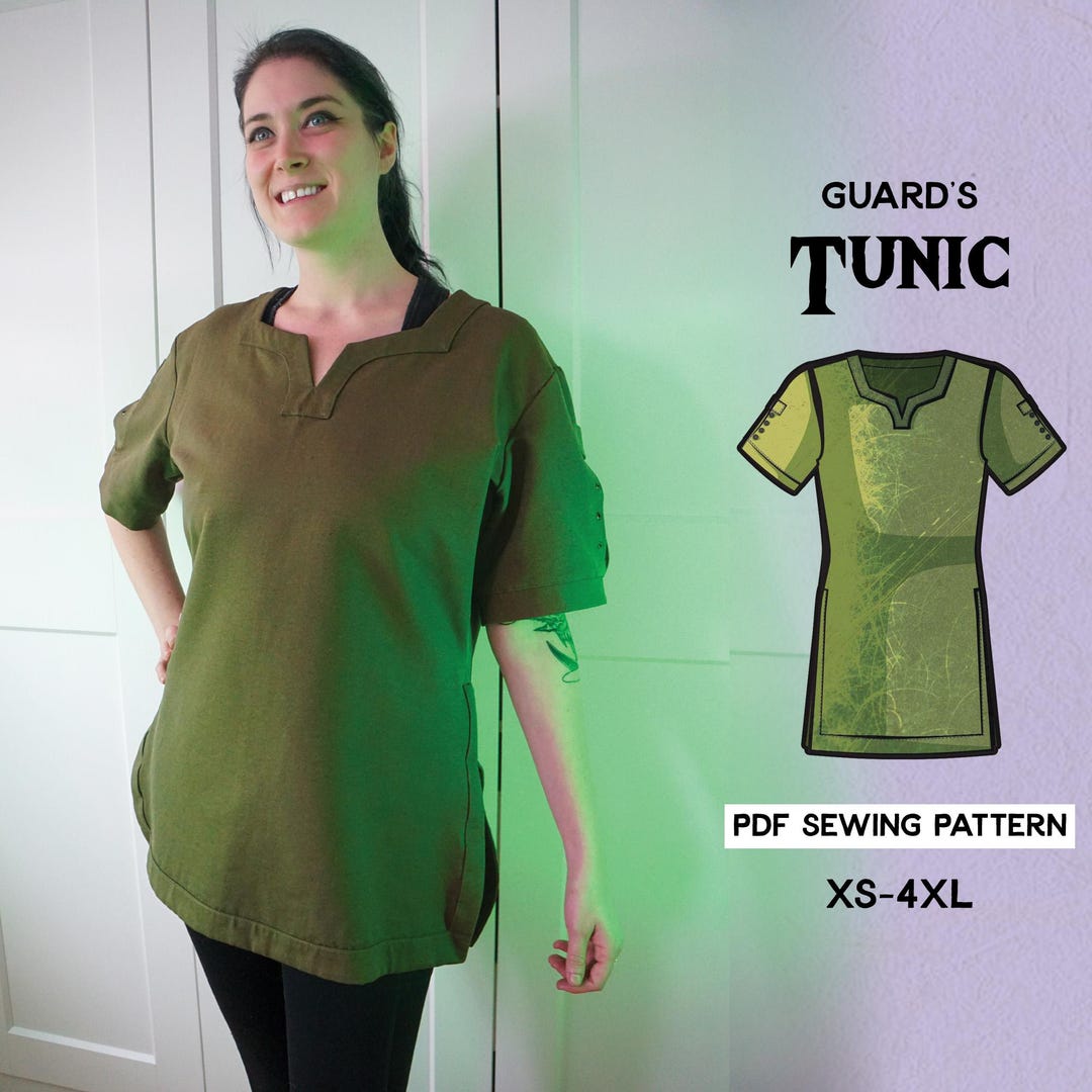Guard's Tunic Sewing Pattern/downloadable PDF and Tutorial Book - Etsy