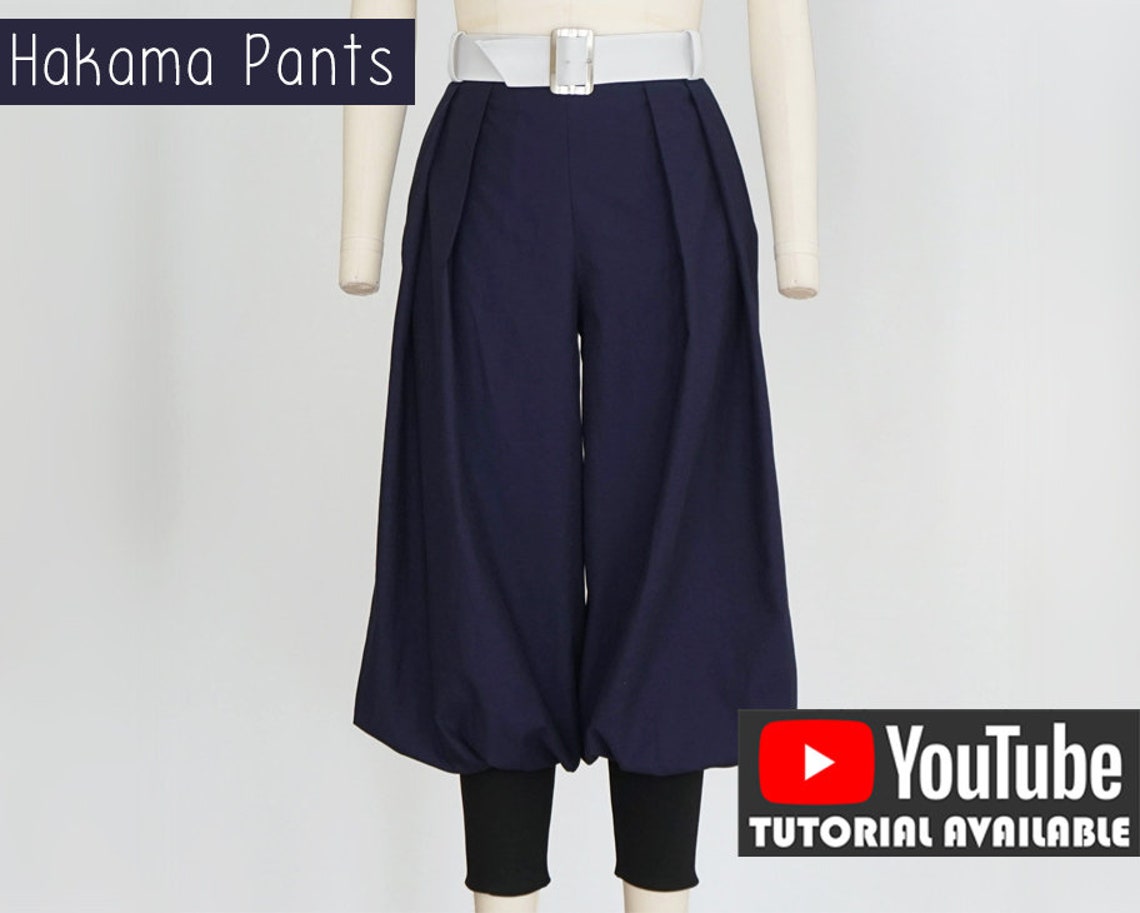 Cuffed Hakama Pants Sewing Pattern/downloadable PDF File and - Etsy