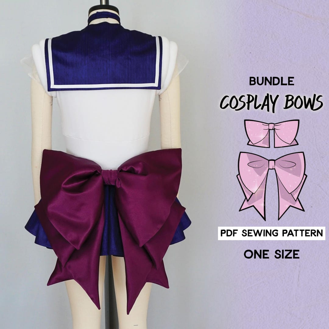 Basic Cosplay Bow Bundle Sewing Pattern/downloadable PDF File and ...