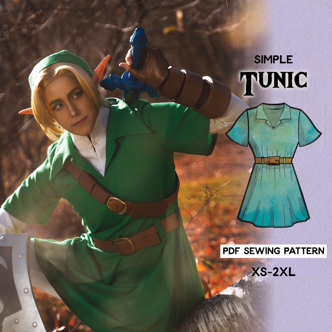 Simple Tunic Sewing Pattern/downloadable PDF File and Tutorial Book - Etsy