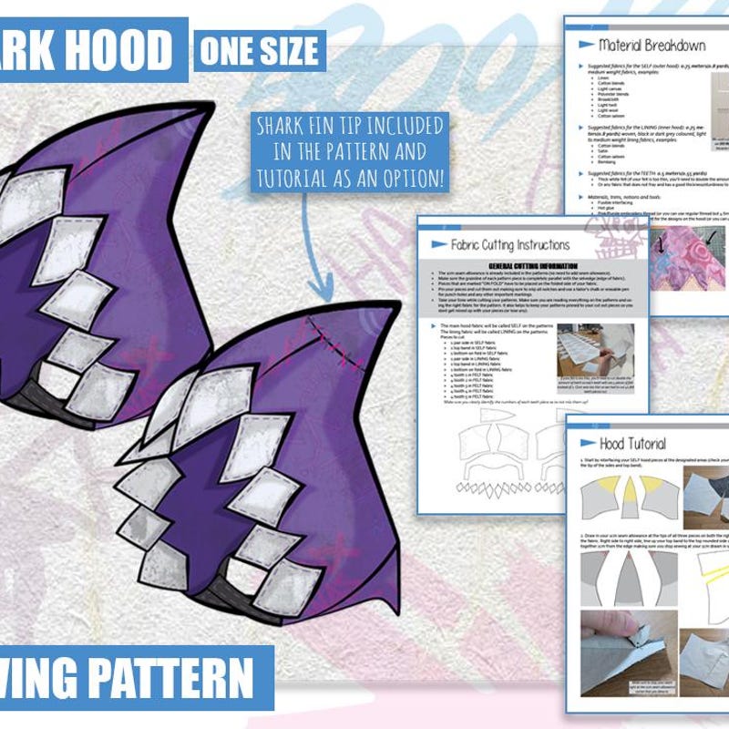 Jinx Hood Shark - Etsy