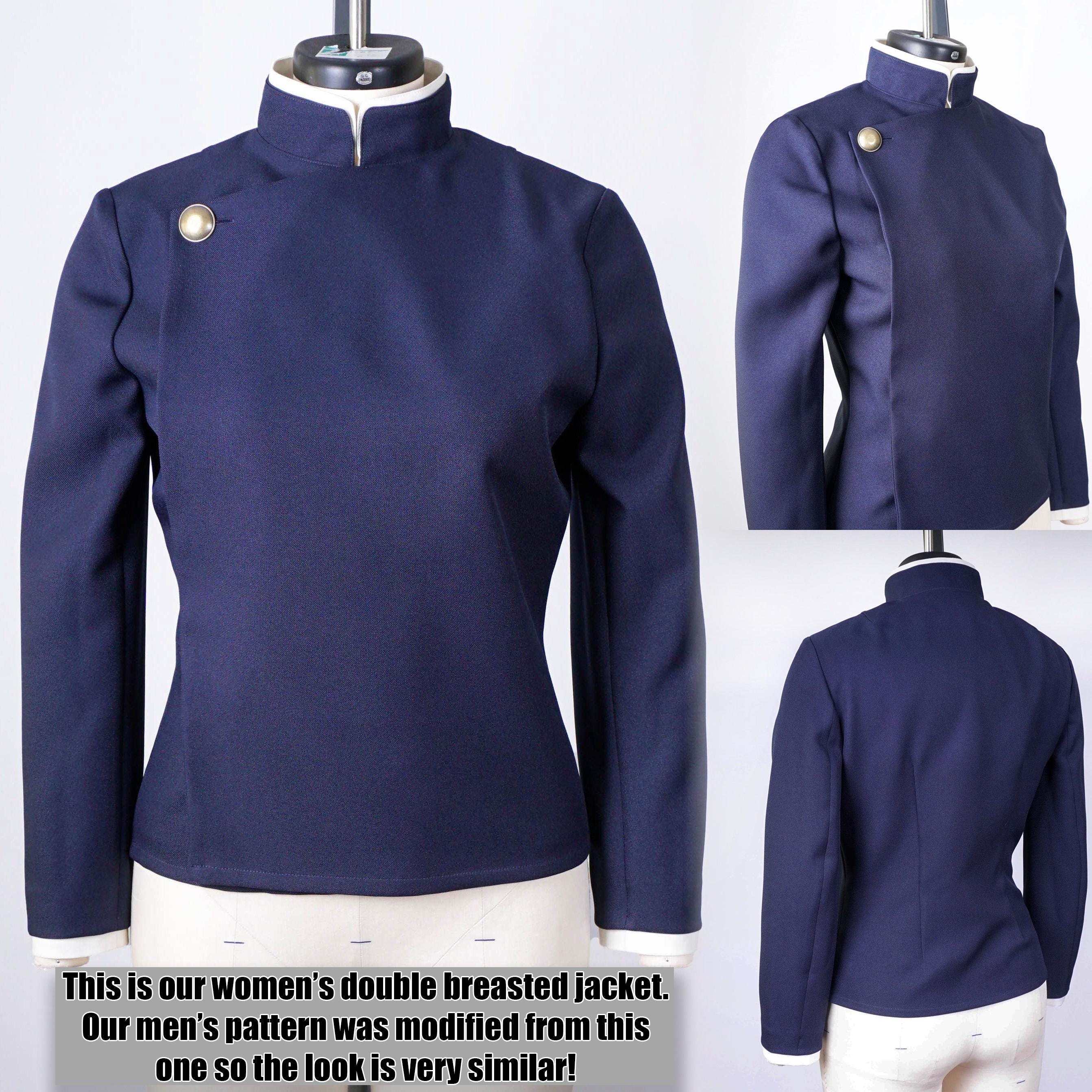 Men's Double Breasted Jacket Sewing Pattern/downloadable PDF File and ...