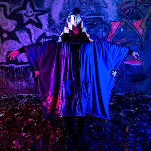 Jinx Cosplay Blanket Hoodie Sewing Pattern | Arcane Jinx Hood PDF - Etsy