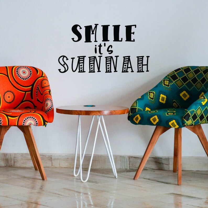 Smile It's SUNNAH Islam Muslim Decal Adhesive Prayer - Etsy