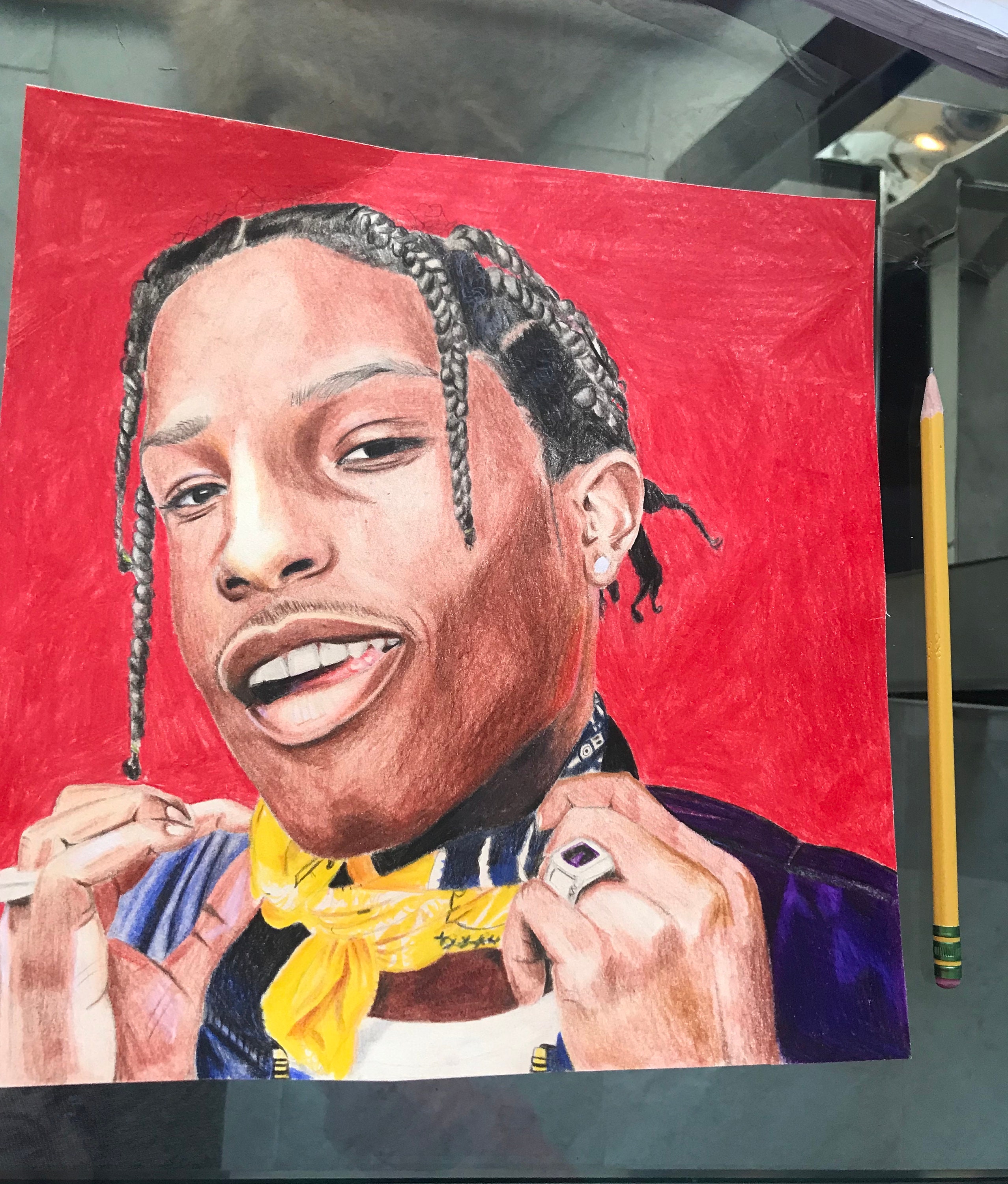 Prisma Color ASAP Rocky Portrait - Etsy