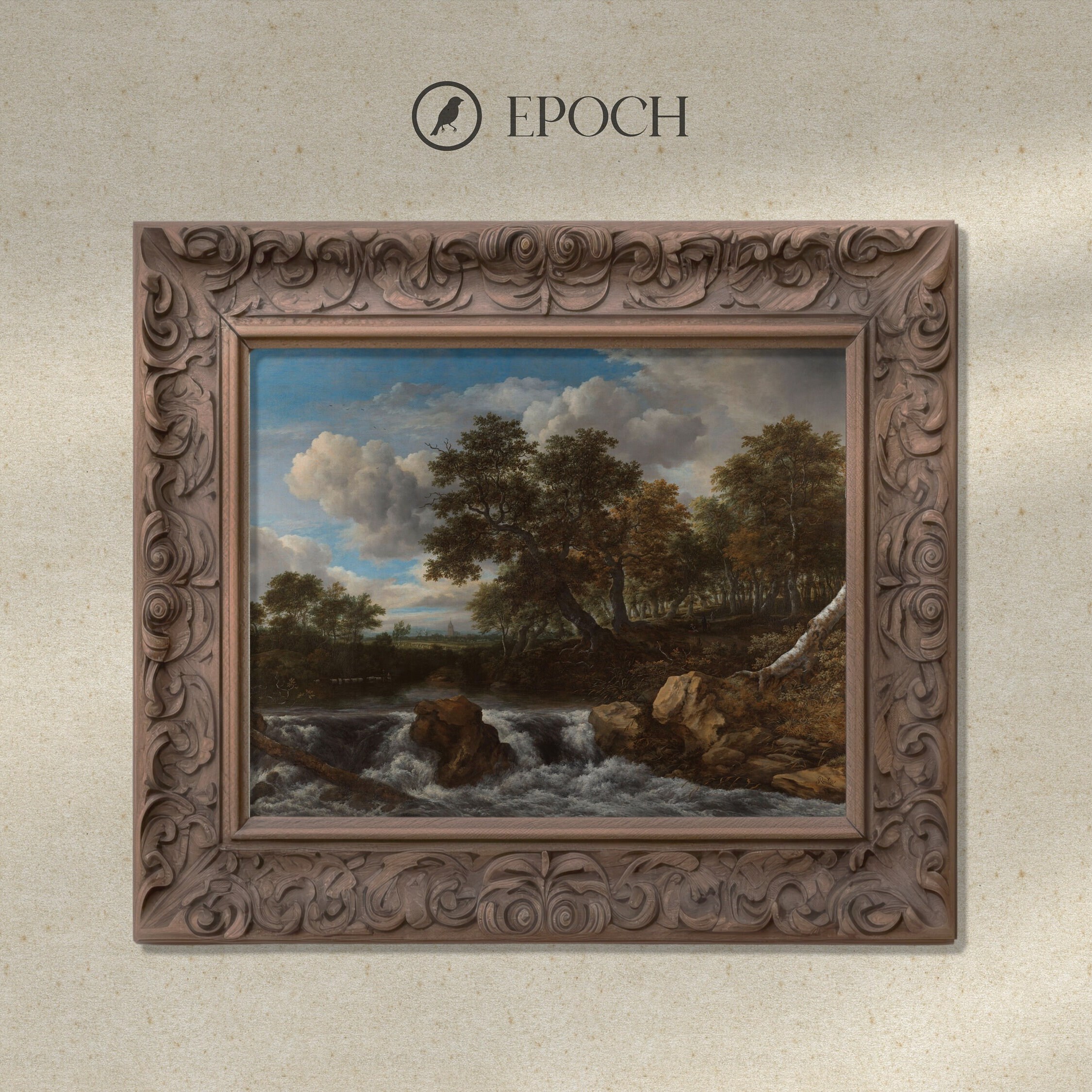 River Landscape Physical Art Print - Etsy