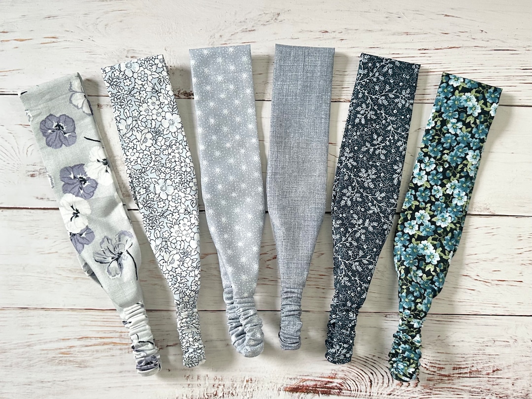 Narrow Headband for Women and Teen. Soft Cotton Headband With Elastic ...