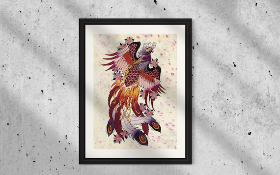 Traditional japanese phoenix tattoo designs - Bronctattooaus.com