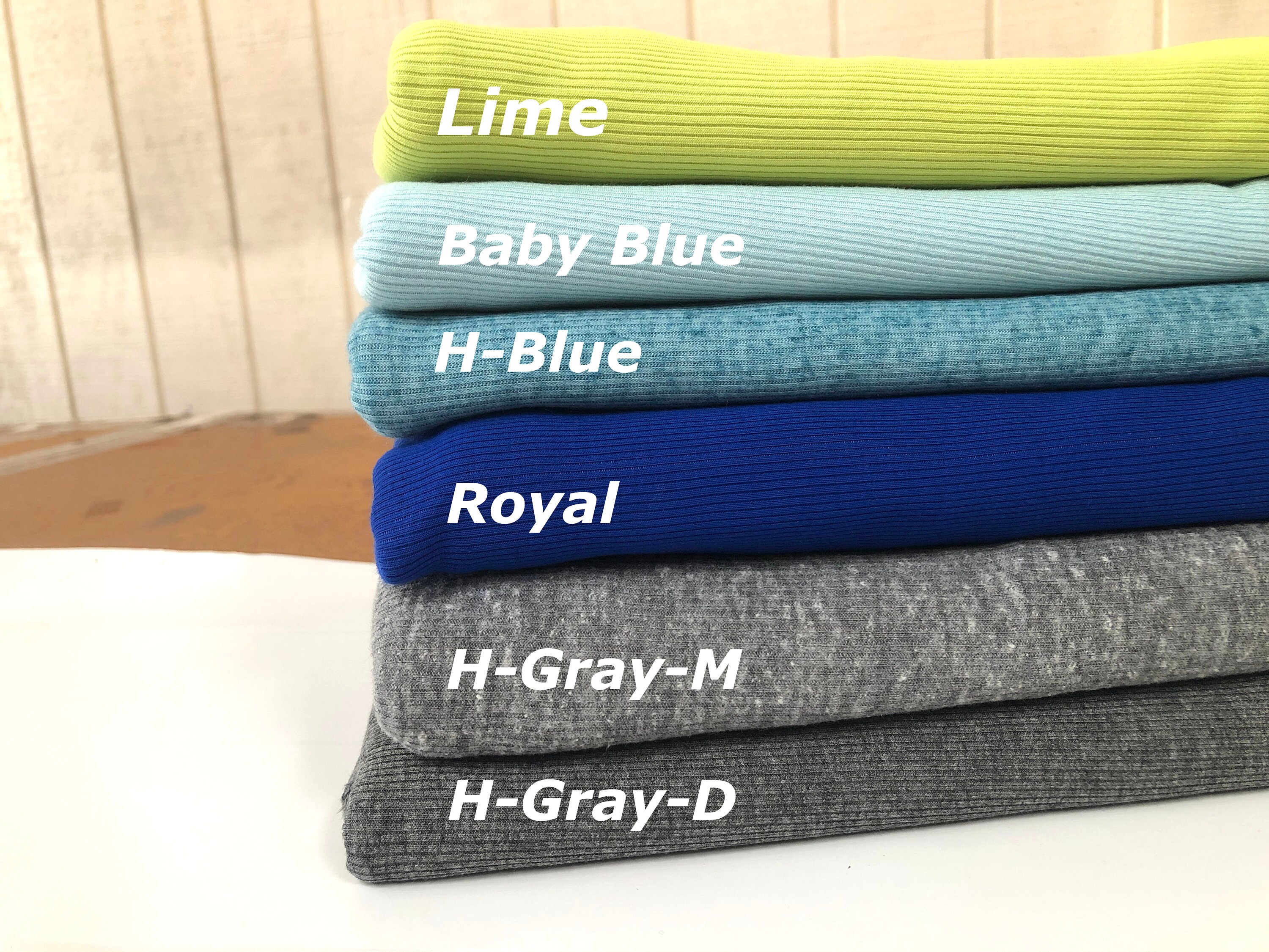 Cotton Rib Knit Fabric 2x1 ribbing Pre-cut 60 inches by 1 | Etsy