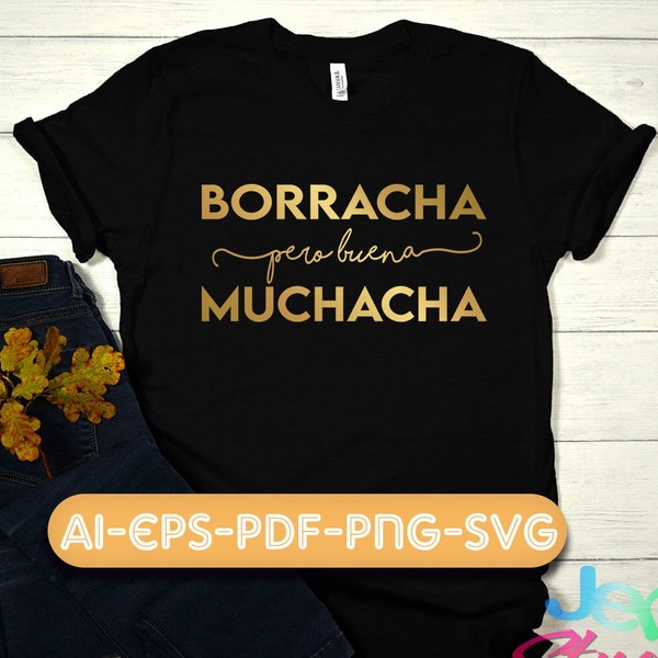 Borracha Pero Buena Muchacha Svg - Etsy