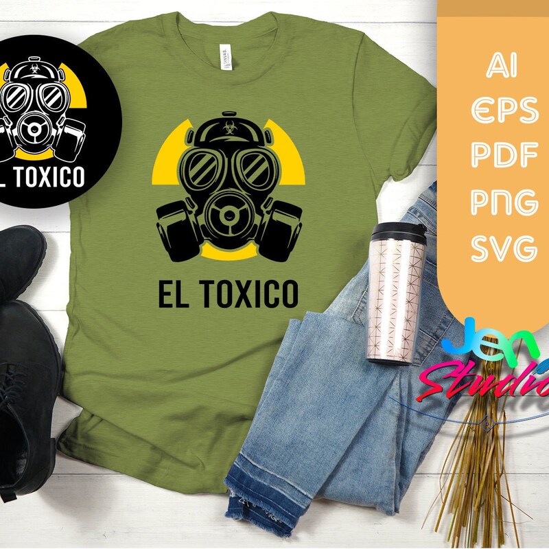 Toxico Svg - Etsy