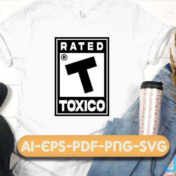 Toxico Svg - Etsy