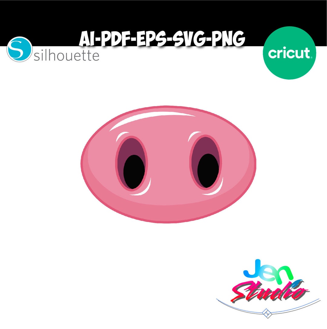 Pig Nose Svg, Animal Pig Svg, Pig Face Svg, Farm Svg, Girl Pig Svg ...