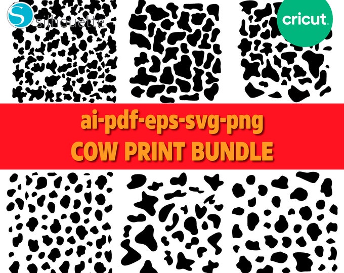 Cow Head Svg, Cow Print Svg, Cow Spots Pattern, Animal Print Pattern ...