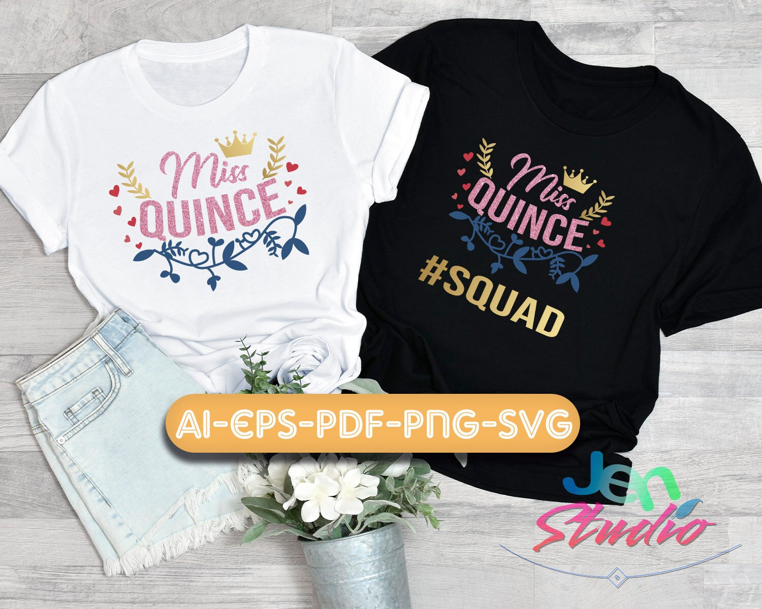 Miis quince svg quinceanera svg quince png mis quinces anos | Etsy España