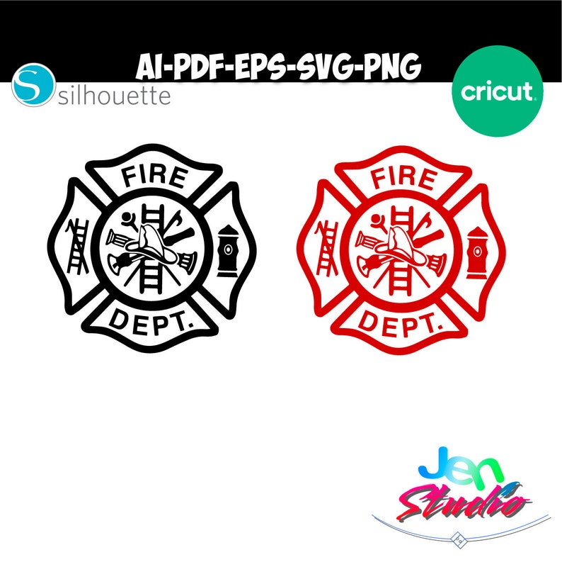Fire Dept Svg, Firefighter Svg, American Fire Department Logo Svg ...