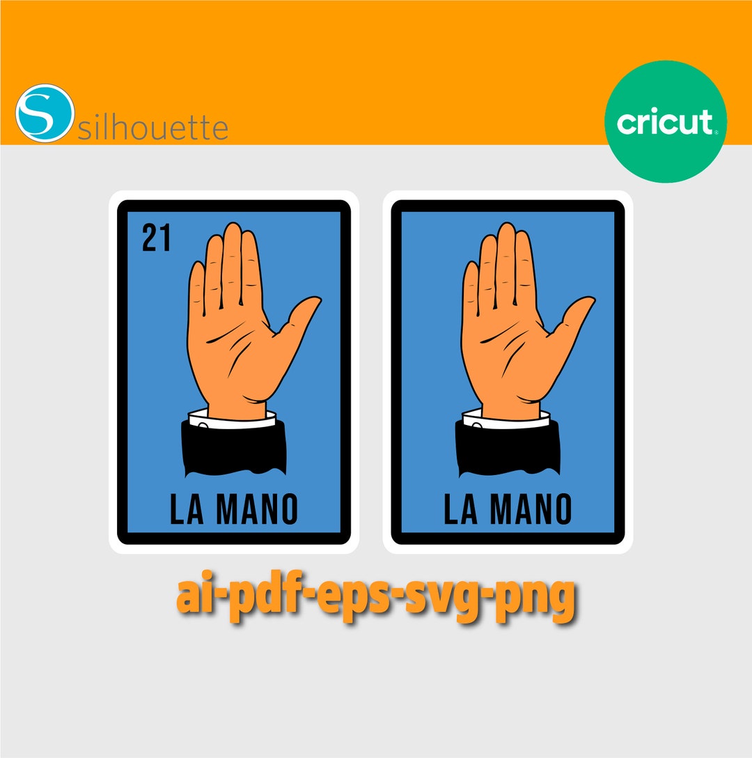 La Mano Svg, La Mano Png, Latino Svg, Mexican Png, Loteria Png, Loteria ...