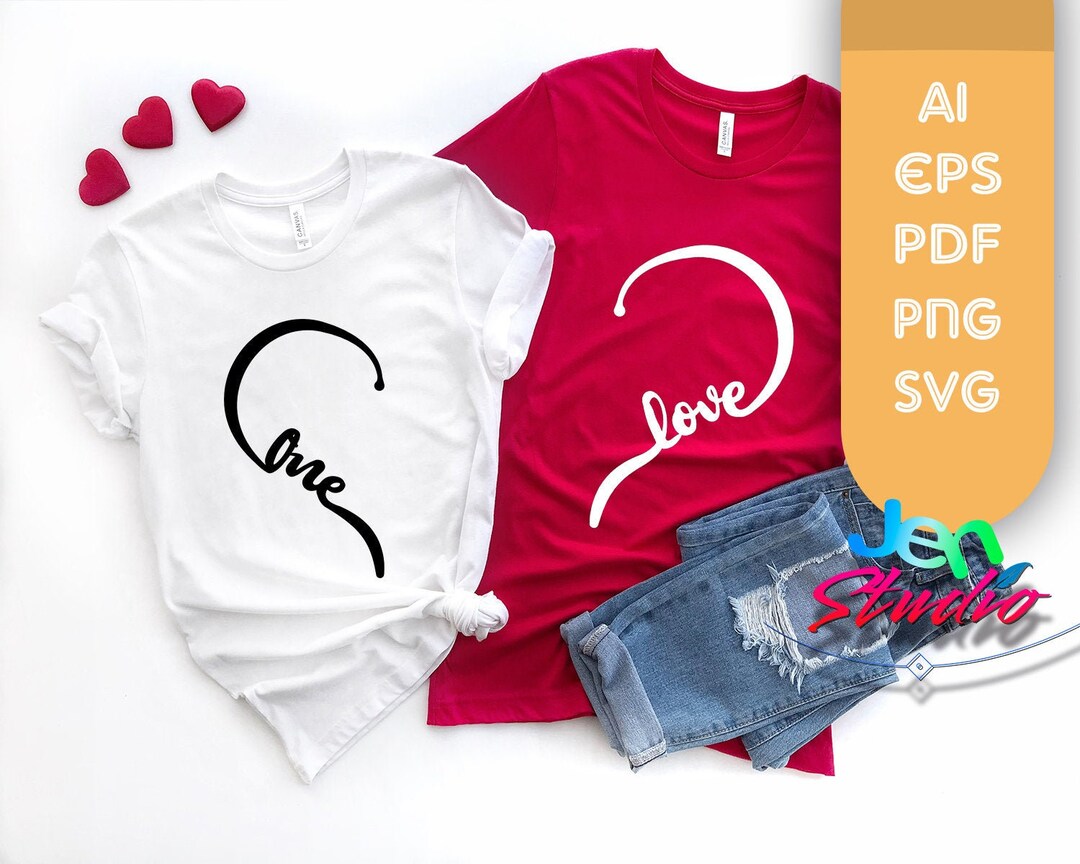 One Love Svg, Love Heart Svg, Love Valentine Svg, Love Png, Valentines ...