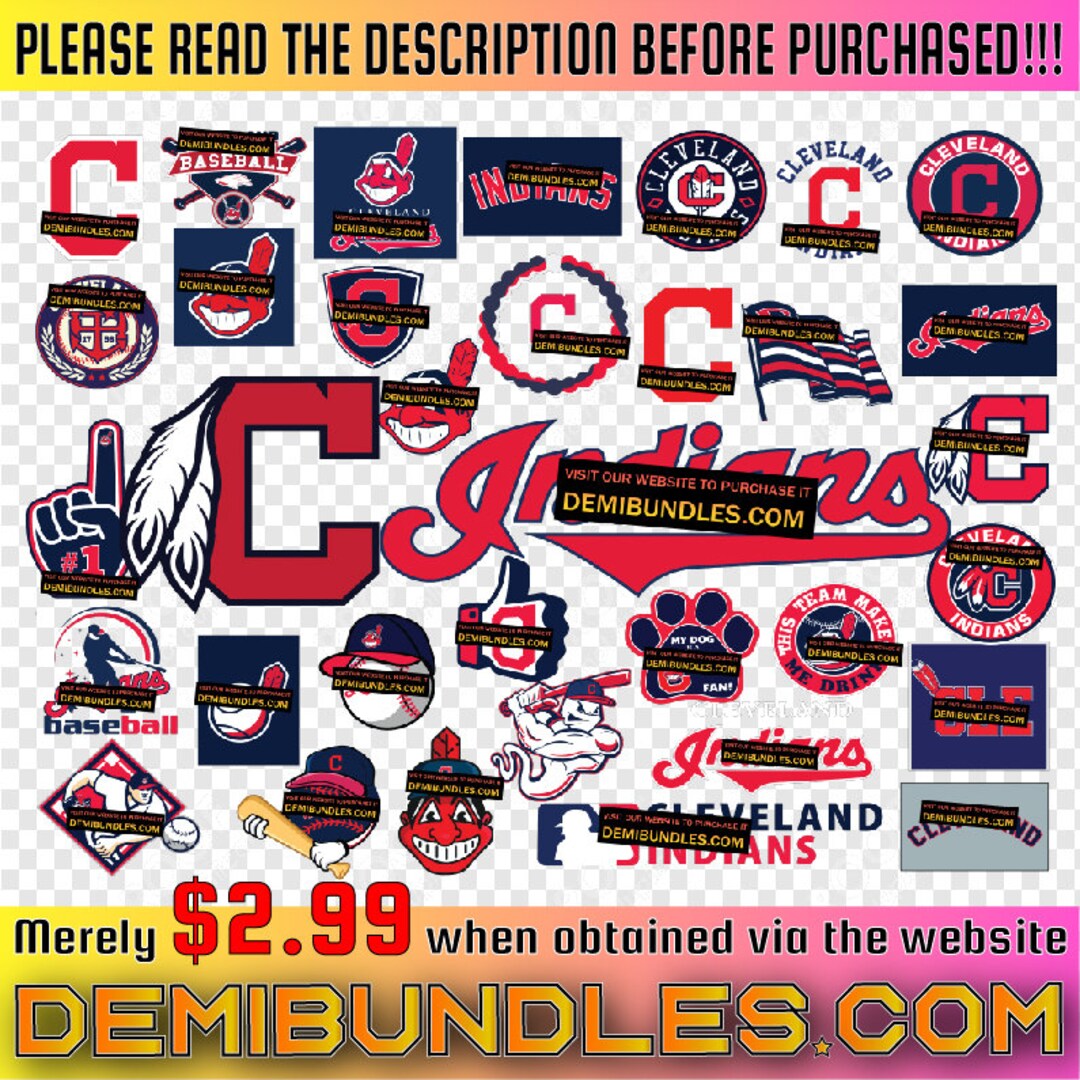 Cleveland-indians, Baseball Team Svg, Cleveland-indians Svg, M L B Svg ...