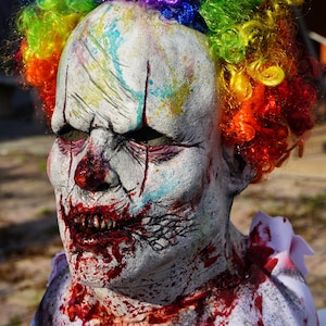 Scary Clown Eli Roth Wearable Mask - Etsy