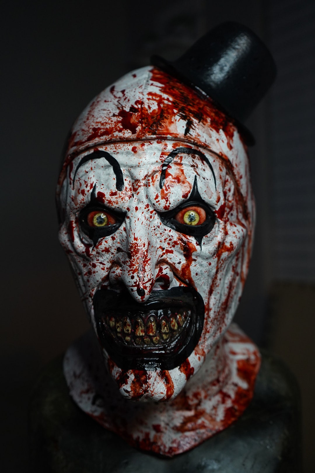 Terrifier Mask Art the Clown Mask Eyes Not Included - Etsy