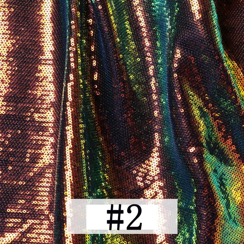 Pailletten-Stoff Mode-Stoff 3MM verschlüsselte Pailletten | Etsy