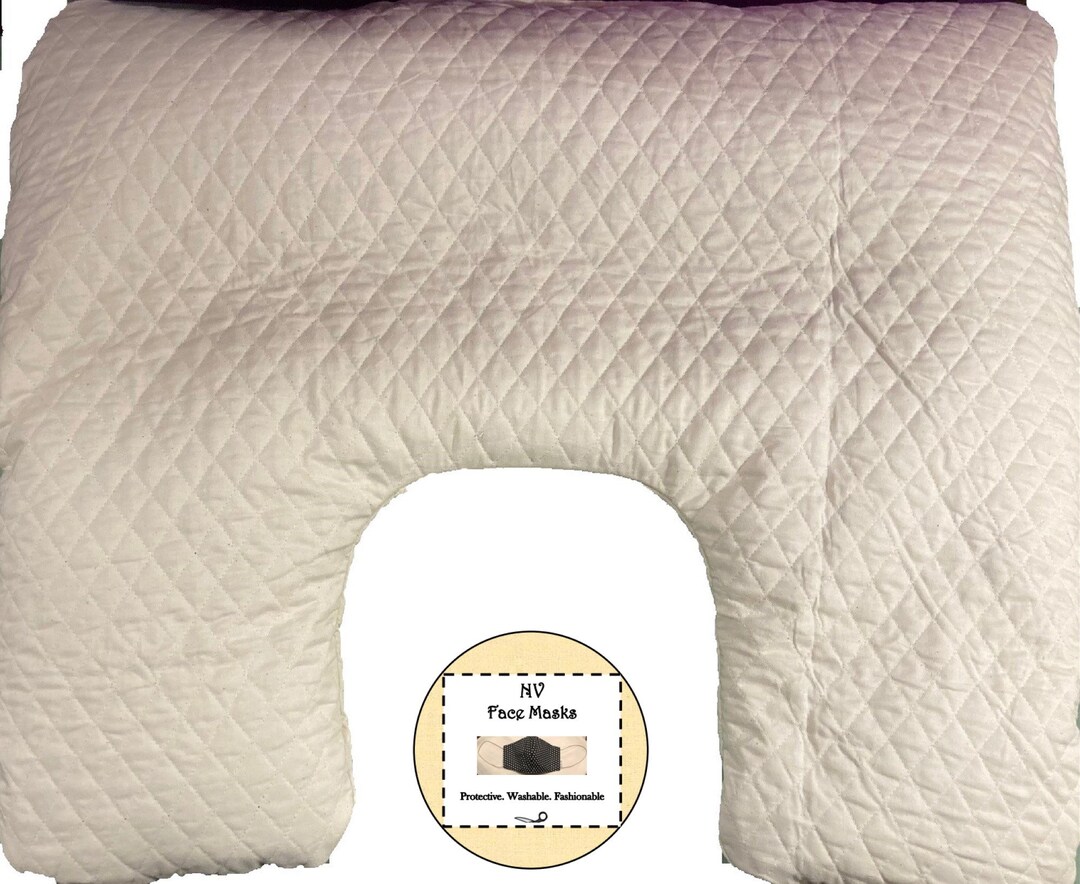 Buckwheat Pillow for Side Sleepers, Cotton Quilted Shell, Pillow Insert ...