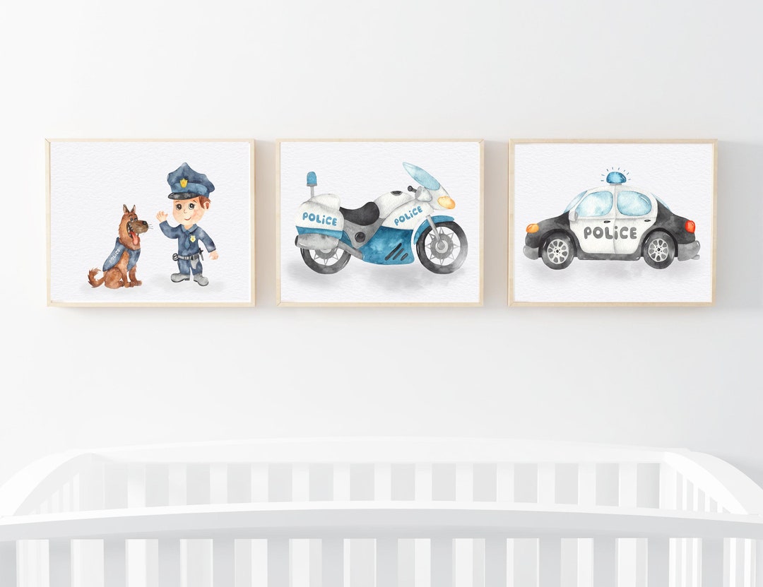 Nursery Wall Art for Your Little Fan of Our Favorite Heroes in Blue ...