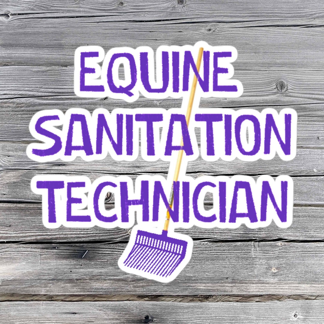 Official Horse Stall Cleaner Sticker/decal - Etsy