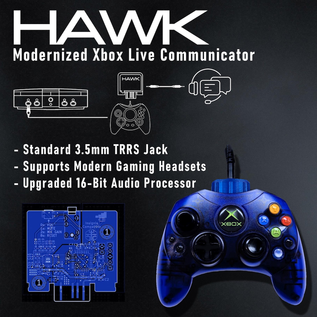 HAWK Xbox Live Communicator for the Original Xbox - Etsy