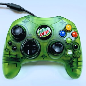 Original Xbox Mountain Dew Acid Green Crystal Controller - Grade B+ - Etsy