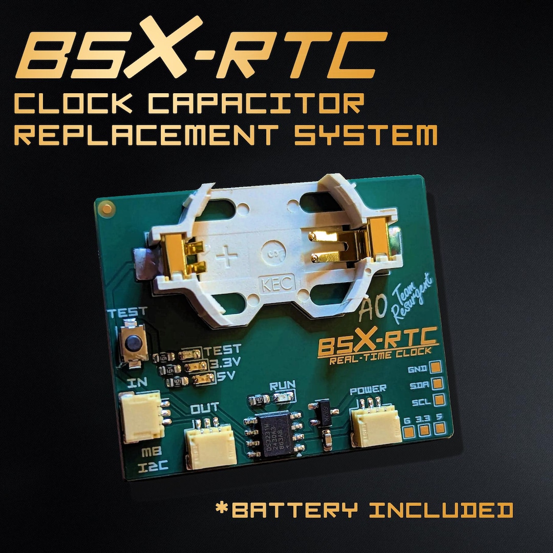 BSX-RTC Real Time Clock Battery for Original Xbox Consoles - Clock ...