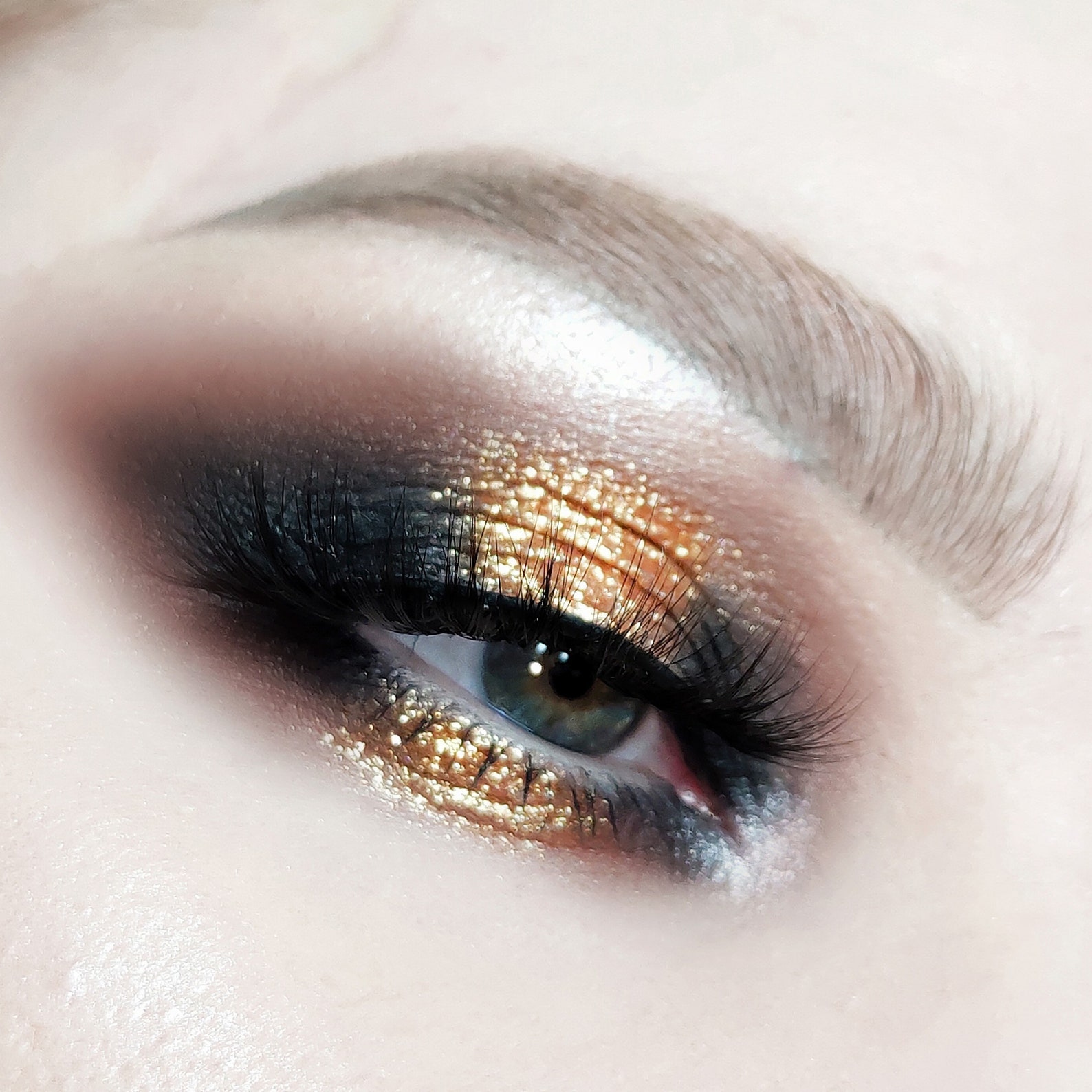 Bronze glitter for makeup Sparkle bronze eyeshadow | Etsy