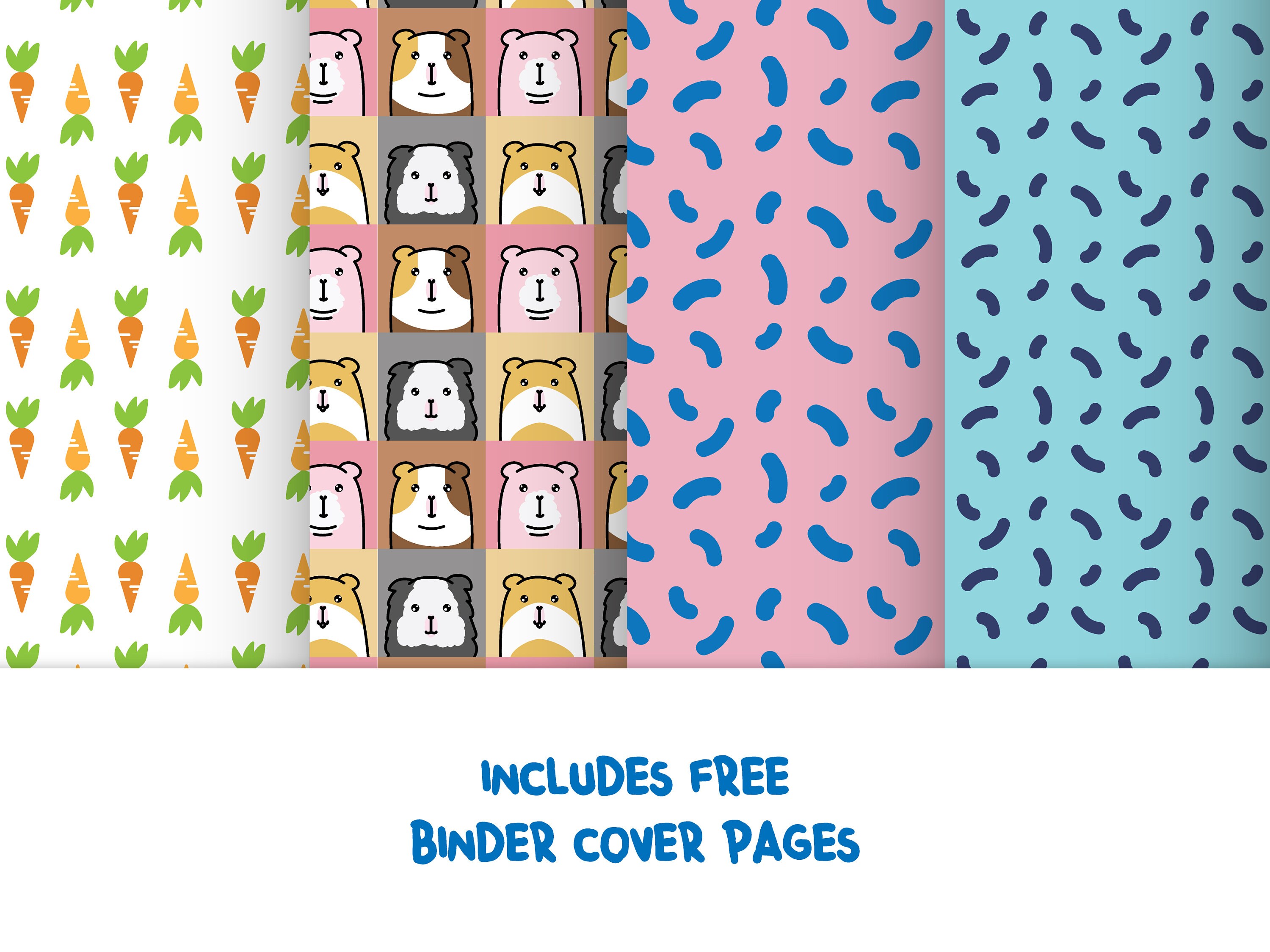 Guinea Pig Care Binder Pages Downloadable Guinea Pig Journal - Etsy