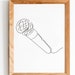 Abstract Microphone, Music Print, Minimalist Art, Single Line ...