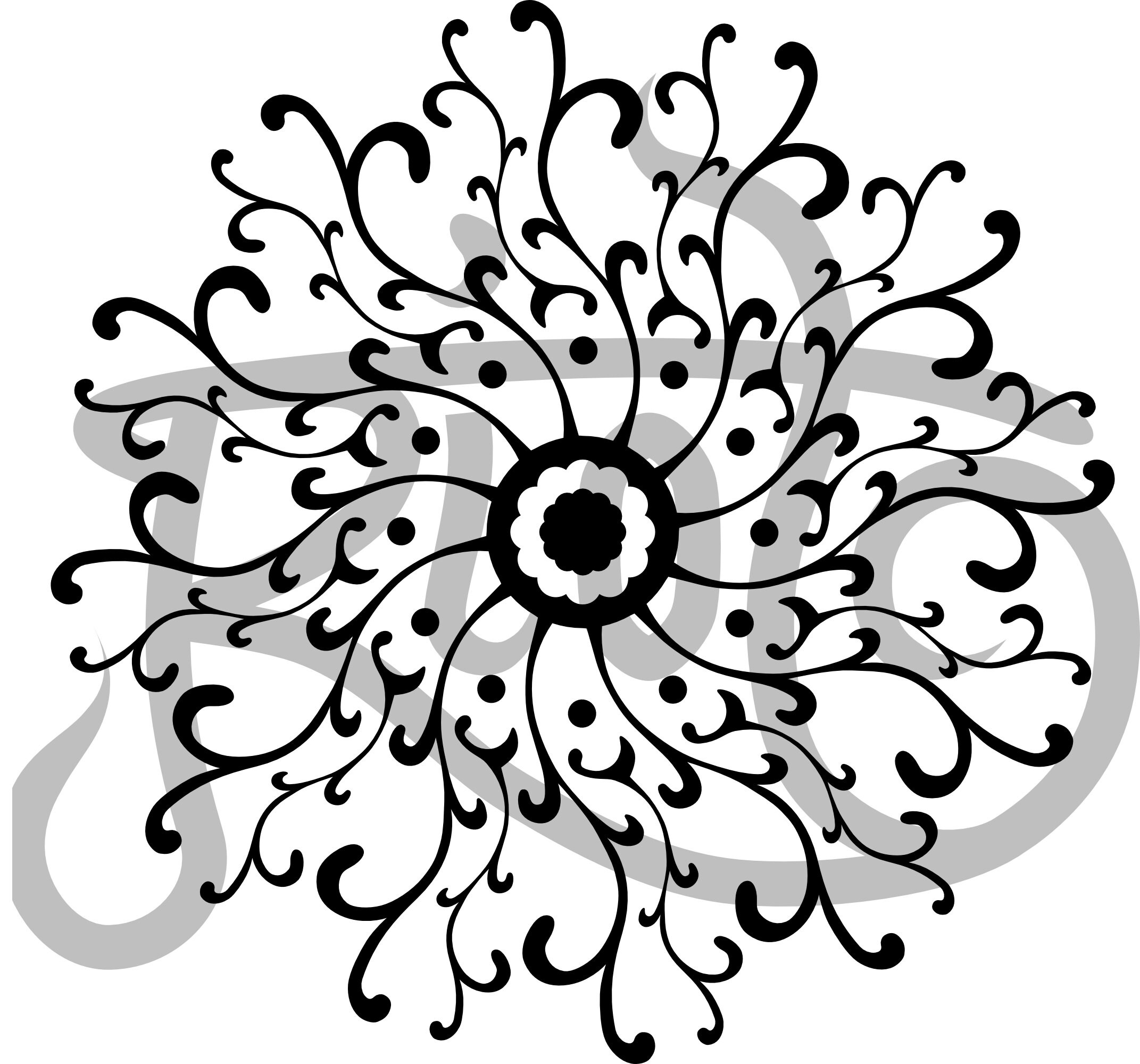 Mandala SVG Digital Download Cut Files and Customizable Printable ...