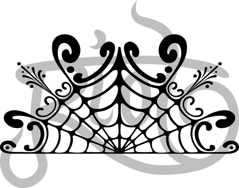 Victorian Spider Web Printable, Cut File, Jpeg, Pdf, Svg - Etsy