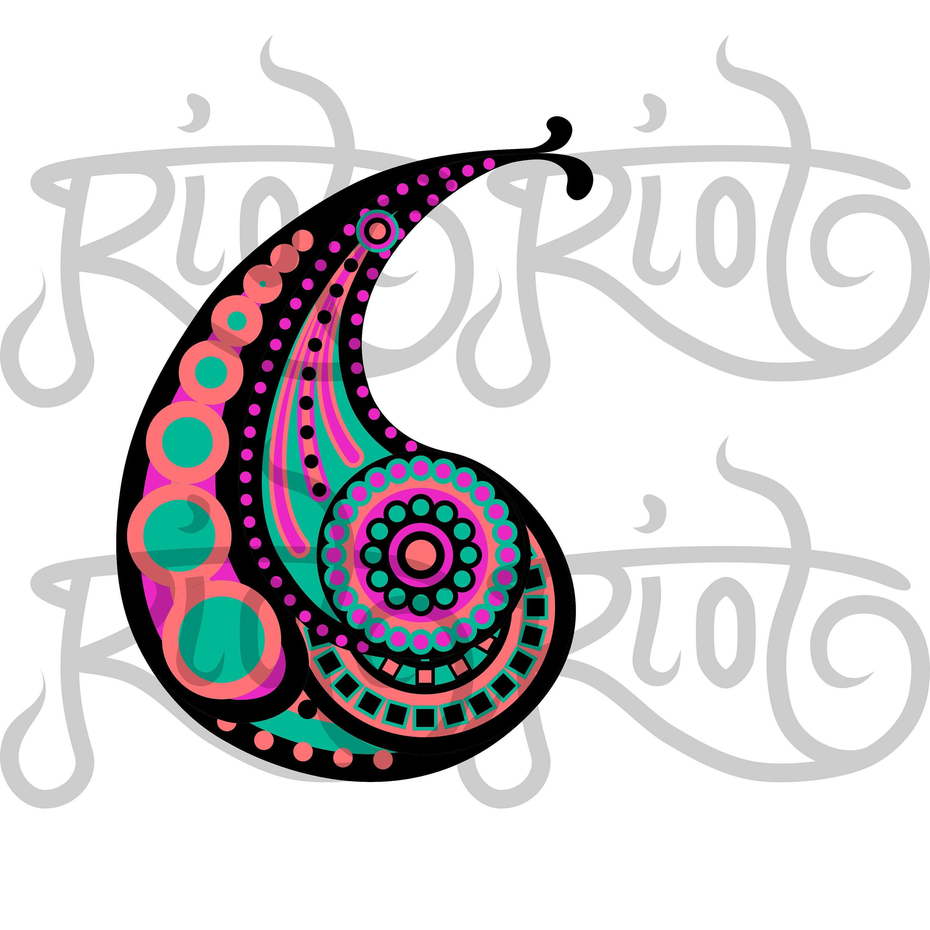 Nesting Vector Paisley SVG Digital Download Customizable Printable Clip ...