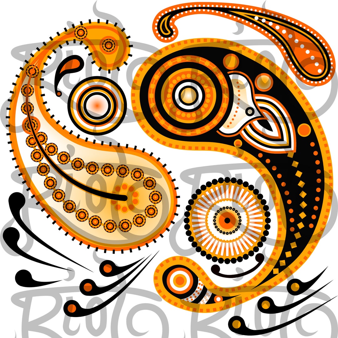 Paisley SVG Digital Download Customizable Printable - Etsy