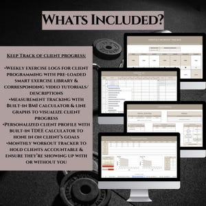 Personal Trainer Client Tracking Template BUNDLE, Client Program, TDEE ...