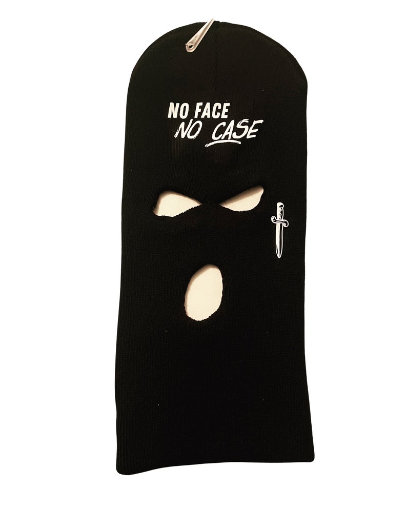 Balaclava 3 Hole Ski Mask No Face No Case - Etsy