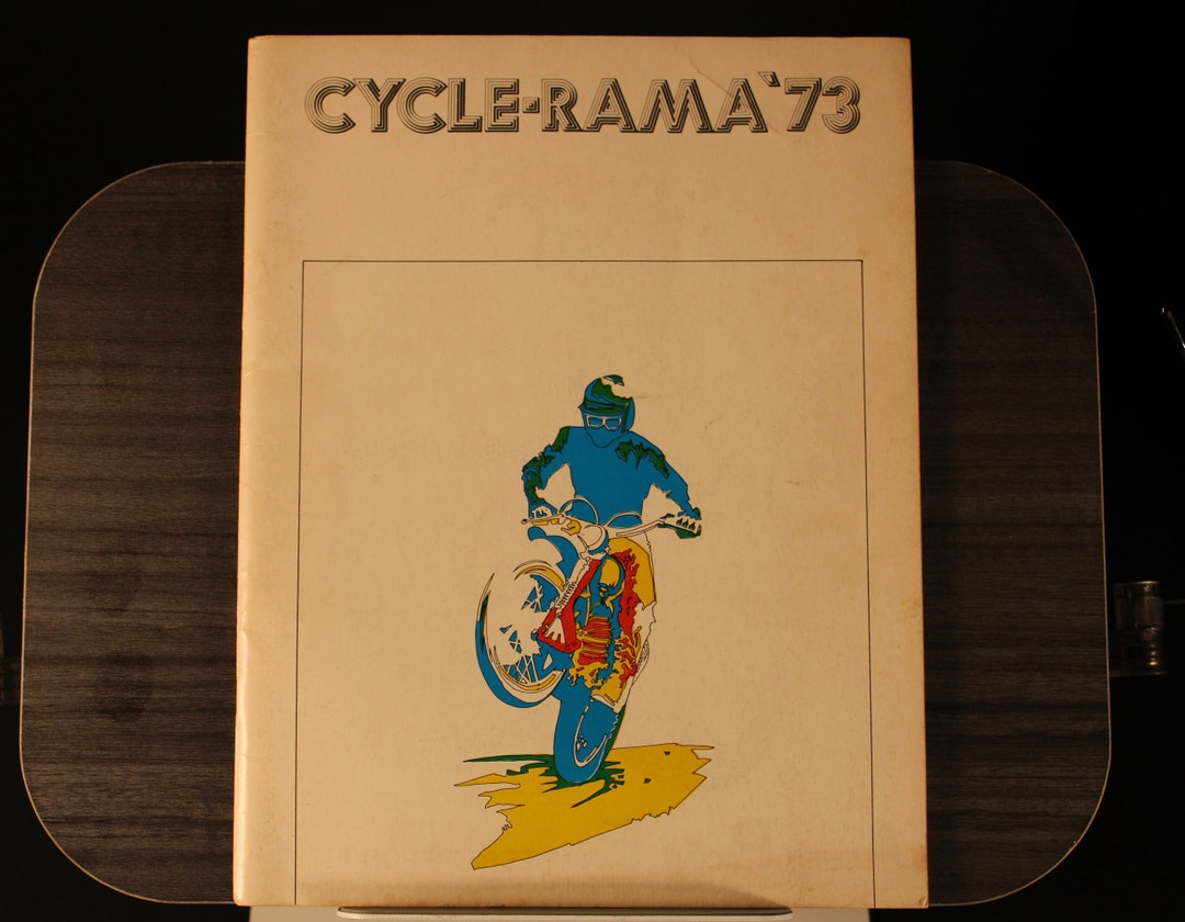 1973 Cycle-rama Program Rare Motorcycle Show Vintage Evel - Etsy