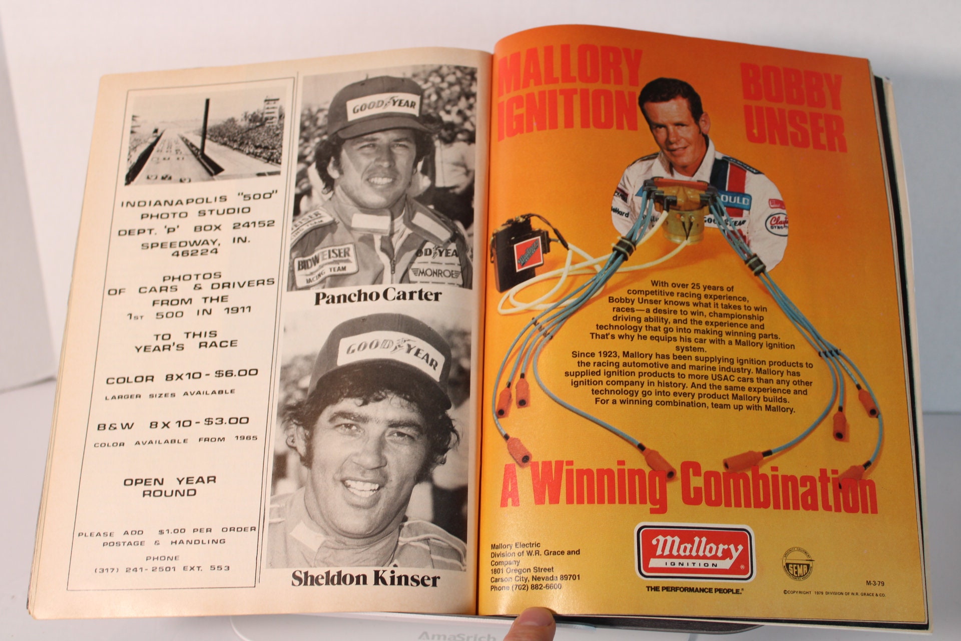 1979 Indy 500 Race Program! Rare Indianapolis Racing Programs: Choose ...