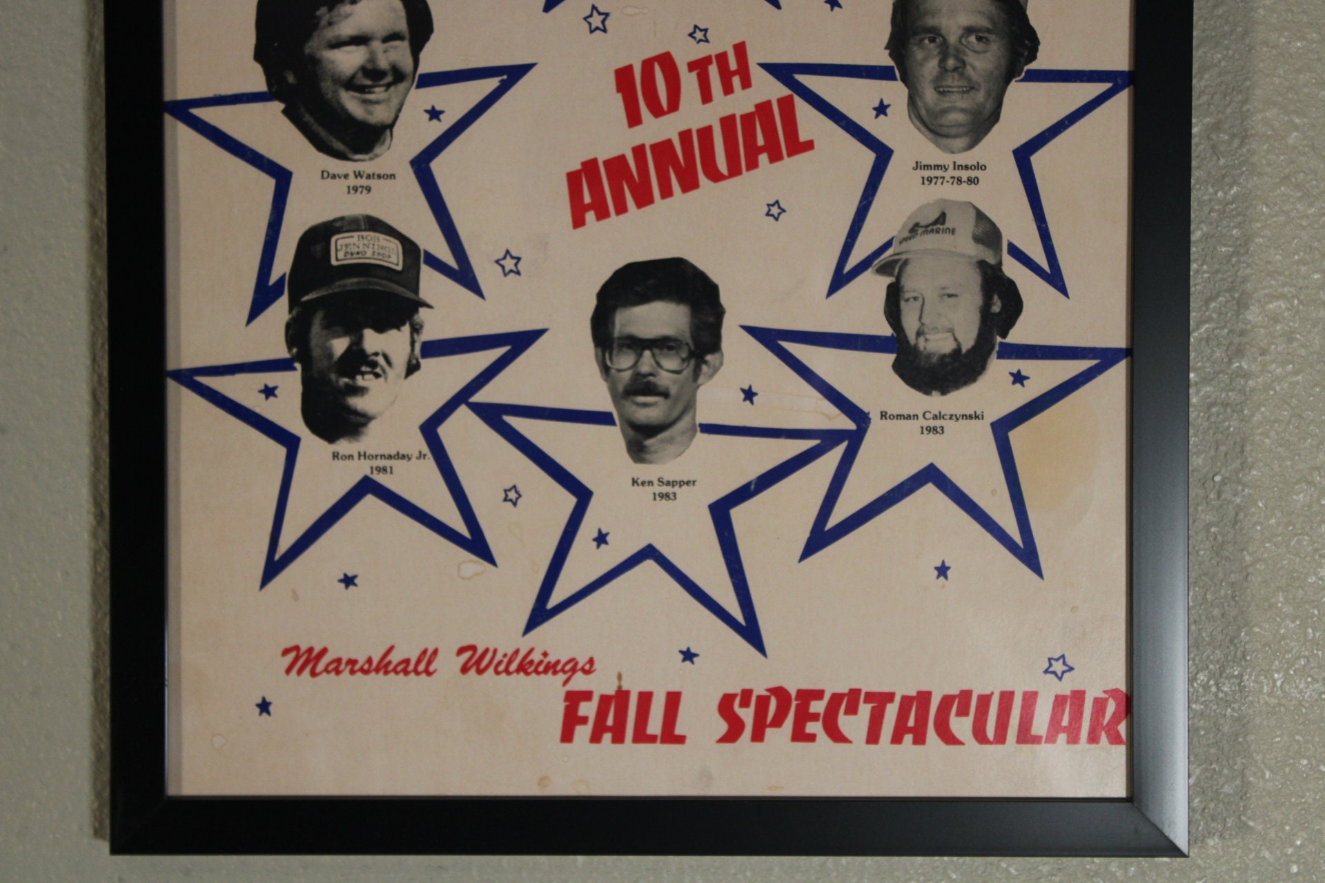 1984 Saugus Speedway 11X14 Racing Poster! 10th Annual Marshall Wilkings ...
