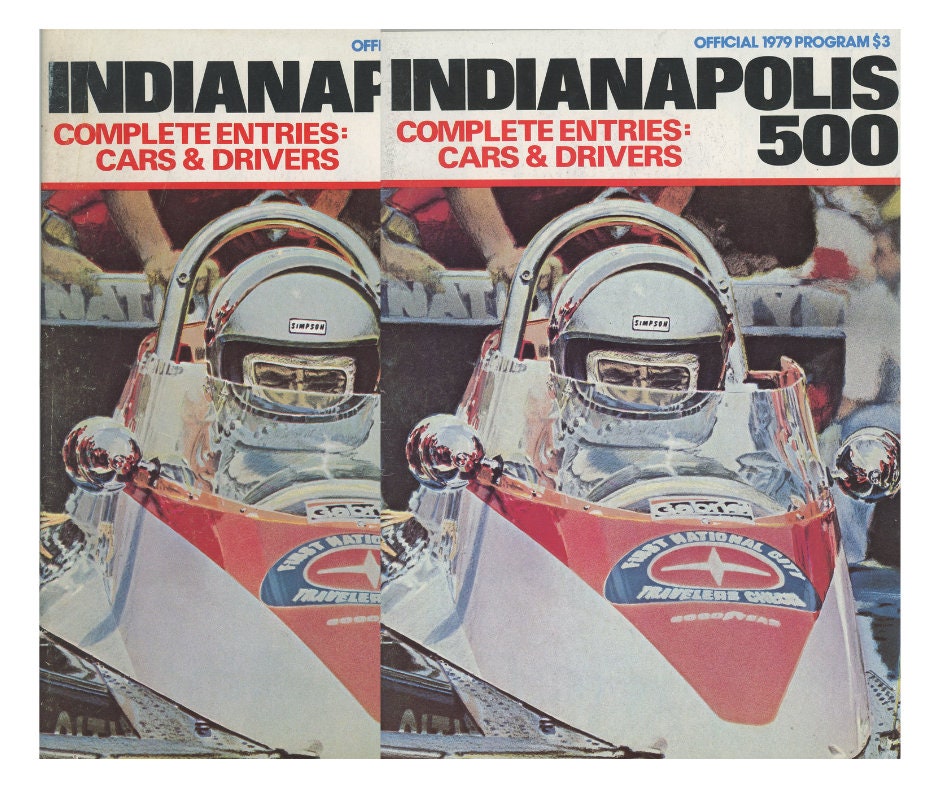 1979 Indy 500 Race Program! Rare Indianapolis Racing Programs: Choose ...