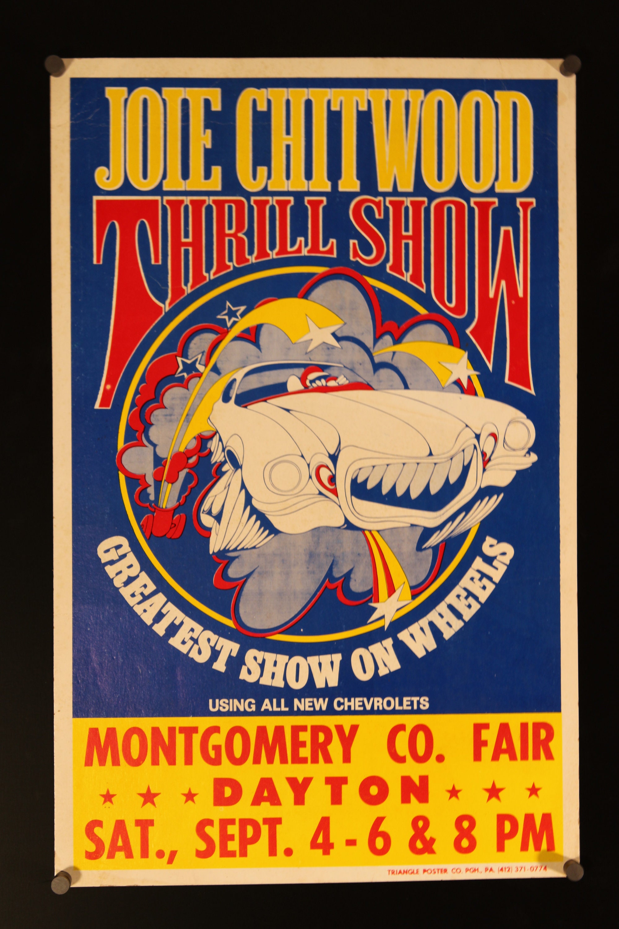 1960s Joie Chitwood Thrill Show Poster 22X14 Original - Etsy