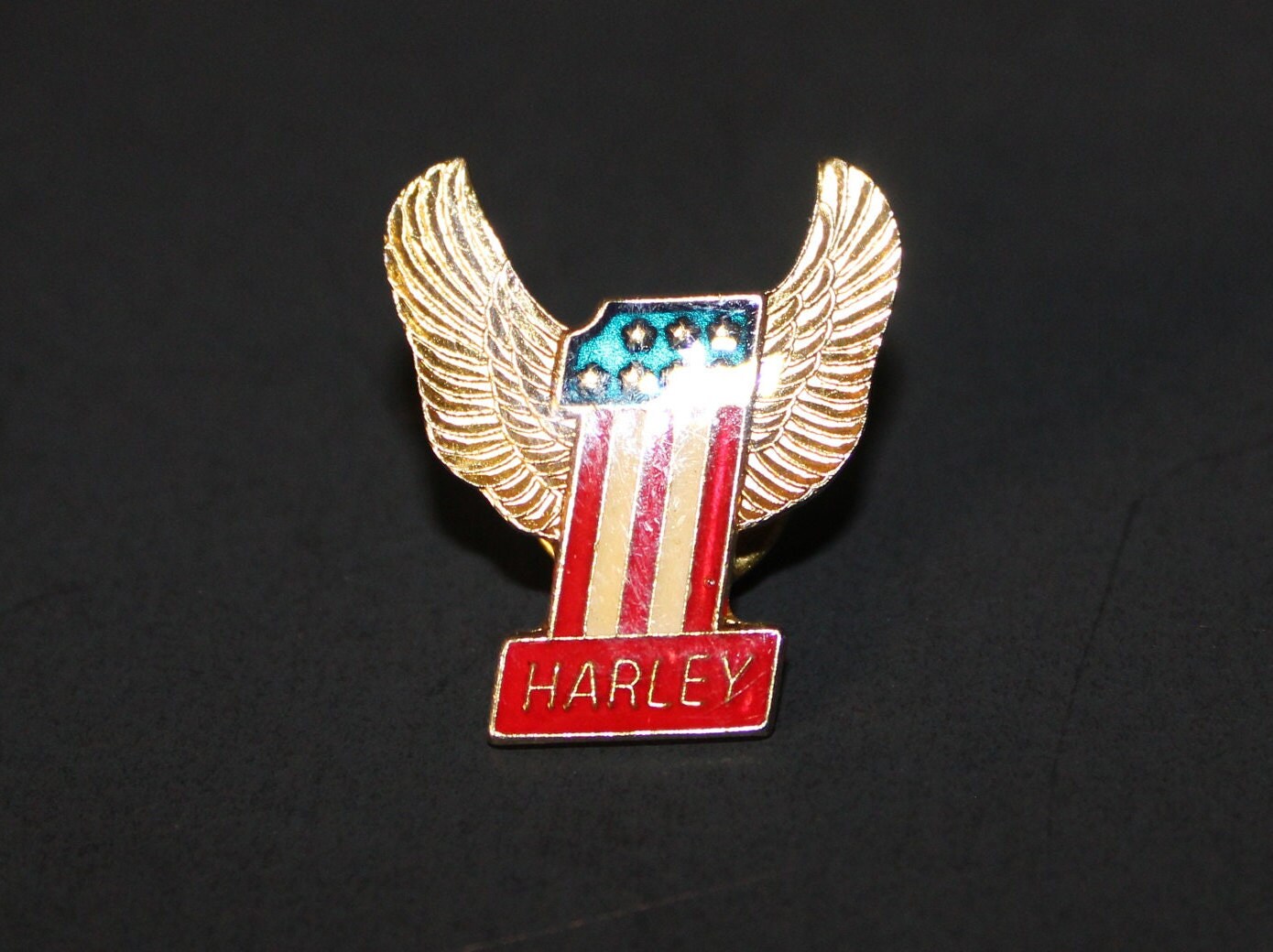 1970s Harley Davidson Number One Pin Knievel Style 1 Logo - Etsy