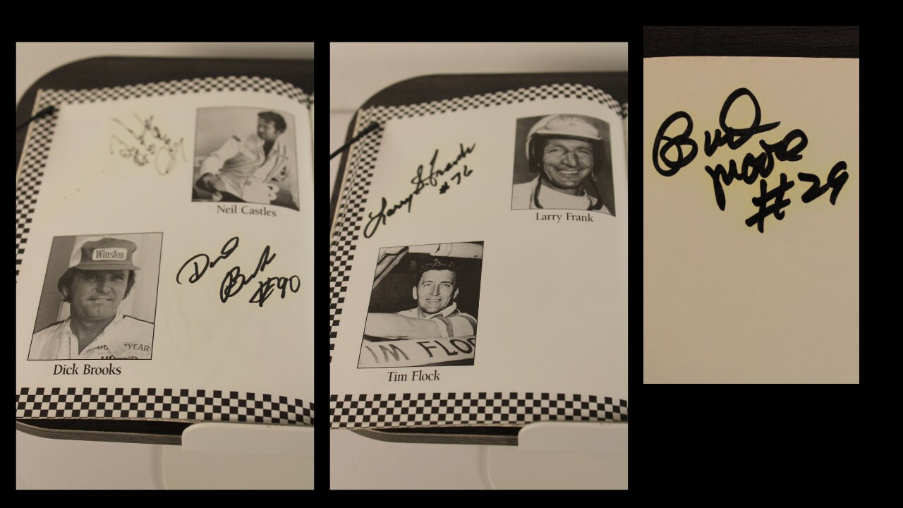 15 NASCAR Driver Autographed Program Stock Car HOF Signed Autographs ...